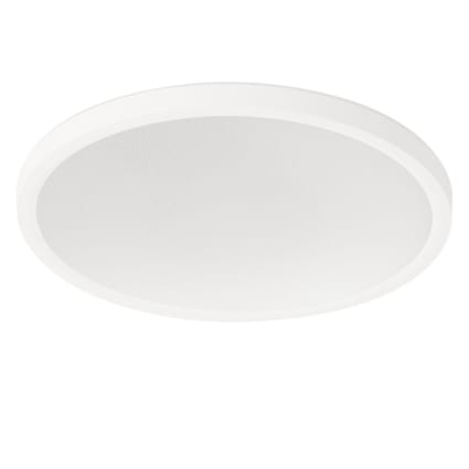 Plafonnier LED, plastique, L:22, blanc | Maisons du Monde