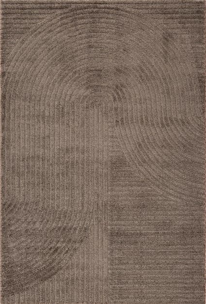 Tapis design moderne, densité élevée, marron, 120 x 170 cm Everest ...