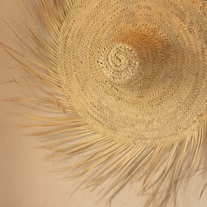 Chapeau de paille naturelle xxl osier naturel 100 cm | Maisons du Monde