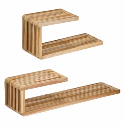 Étagère murale Brun Bois H20xl21xL80cm Josha | Maisons du Monde