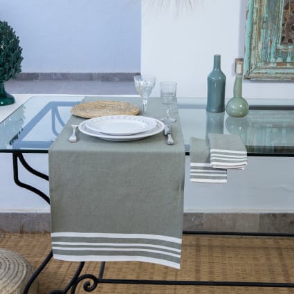 Runner da tavola cotone cm Mahdia | Maisons du Monde