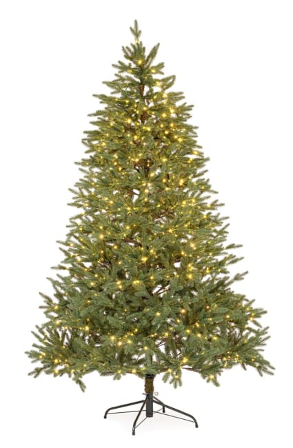 Albero di natale in polietilene H210, 3431 Rami, 1000 Microled Muir ...