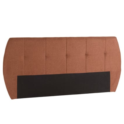 Tˆte de lit rembourr‚e pour lits 160/180cm couleur terracotta Arthur ...