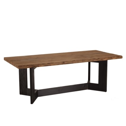 Table … manger rect. 220x100cm bois pin recycl‚ Andrea | Maisons du Monde