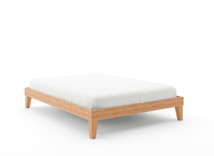 Lit en bois massif 160x200 Hêtre Achille | Maisons du Monde