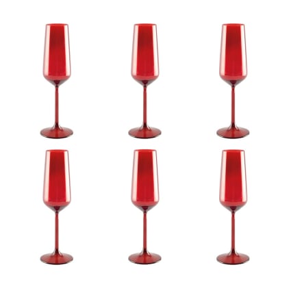 Copas de án rojas - lote de 6 | Maisons du Monde