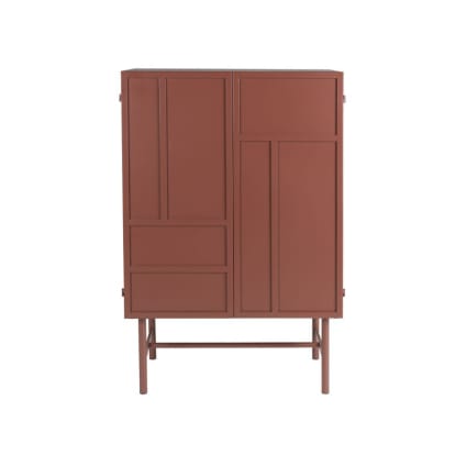 Buffet en métal rouge Davis | Maisons du Monde