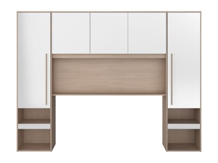 Armadio a ponte truciolato naturale chiaro 160 x 200 cm, 140 x 200 cm ...