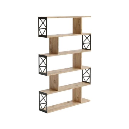 Bibliothèque en aggloméré et métal francis modèle 1 | Maisons du Monde