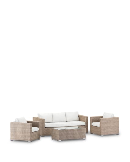 Set de jardín 5 plazas ratán Panamá | Maisons du Monde