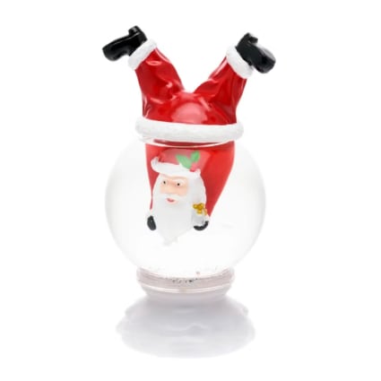 Bola de nieve con Papá Noel de 11x21 cm | Maisons du Monde