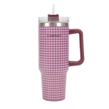 Borraccia termica con cannuccia acciaio inox 1,18 litri Bordeaux ...