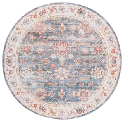 Tapis polyester vert/beige 122 x 122 cm Arizona | Maisons du Monde