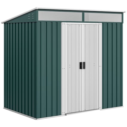 Caseta de jardín 195x122x181,5 cm verde | Maisons du Monde