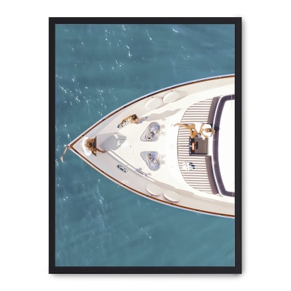 Cuadro Ocean view, marco negro, 30x40 cm Moda | Maisons du Monde