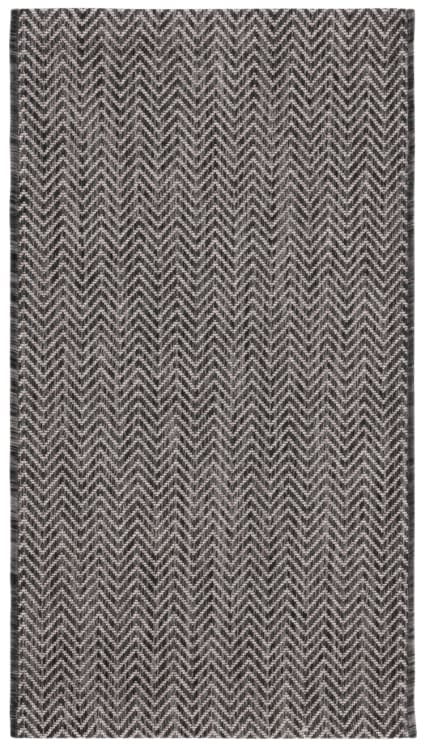 Teppich Schwarz und Beige Black und Beige Courtyard | Maisons du Monde