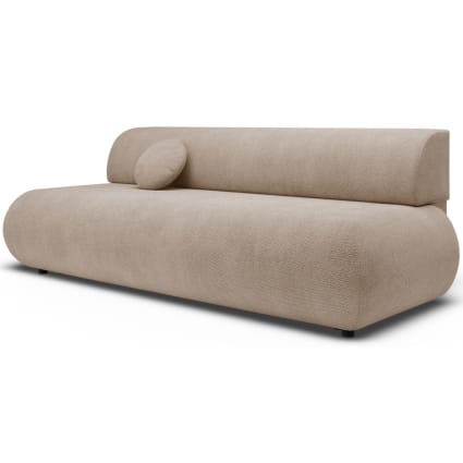 Canapé convertible 3 places, chenille, beige Armone | Maisons du Monde