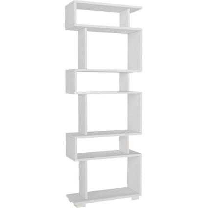 Bibliothèque déstructurée 6 niches blanche 60 cm Rina | Maisons du Monde