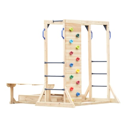 Struttura per arrampicata in legno marrone - 200 x 195 x 199 cm Dex ...