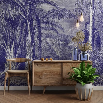 Papier peint panoramique Phoenix Blue | Maisons du Monde