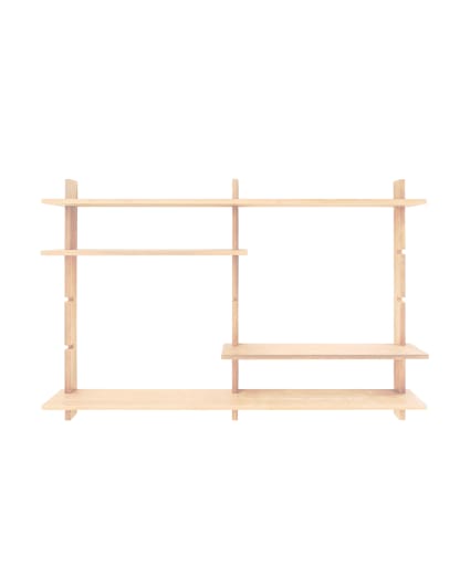 Scaffale modulare da parete in legno beige Aloma | Maisons du Monde