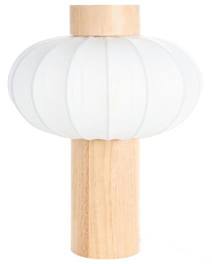 Lampe à poser bois marron clair Abens | Maisons du Monde