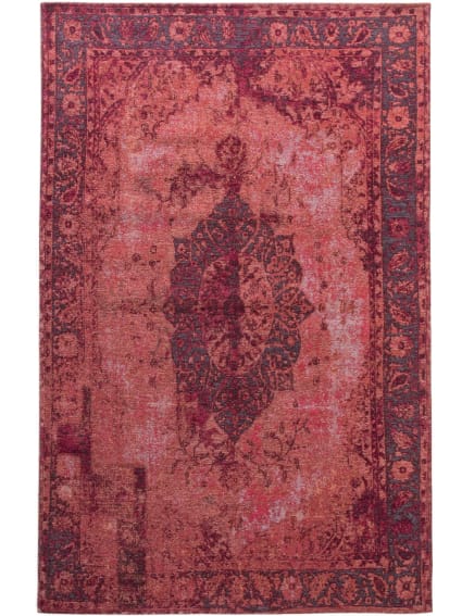 Tappeto a tessitura piatta rosso 155x235 Tosca | Maisons du Monde