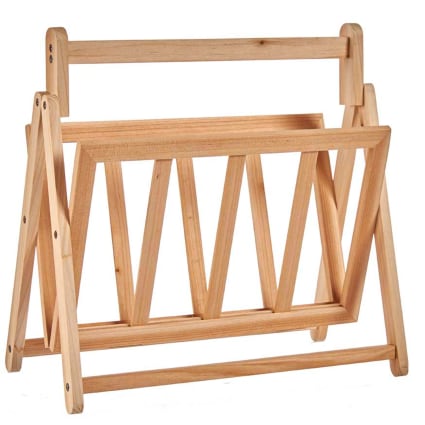 Porte-revues à poser en bois naturel | Maisons du Monde