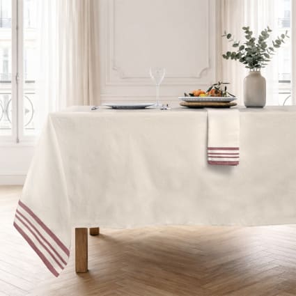 Tovaglia + 10 tovaglioli cotone Guetary | Maisons du Monde