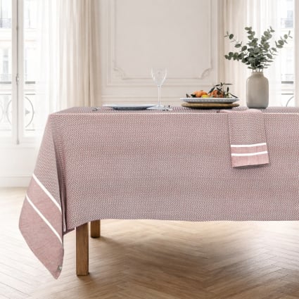 Nappe + 8 serviettes coton Sienna | Maisons du Monde