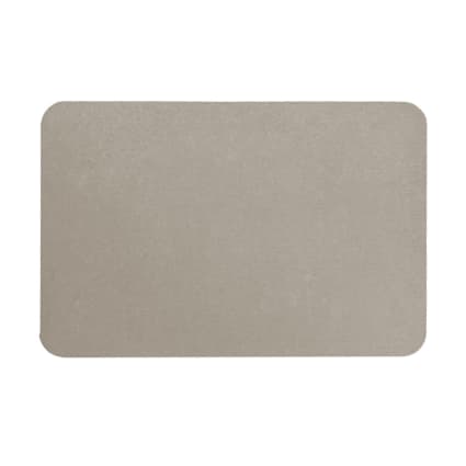 Tapis de bain diatomite taupe 39x60cm Sable | Maisons du Monde