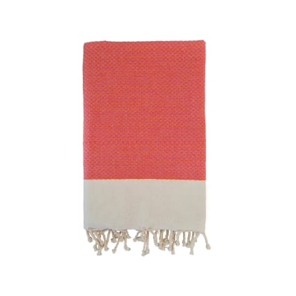 Fouta tradizionale - Athena XL Arancione - 200x200 cm - 190 g/m² ...