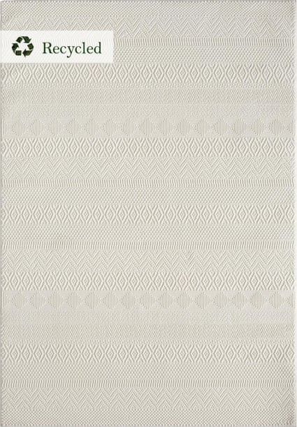 Tapis design moderne style uni durable, crème, 80 x 150 cm Lima ...