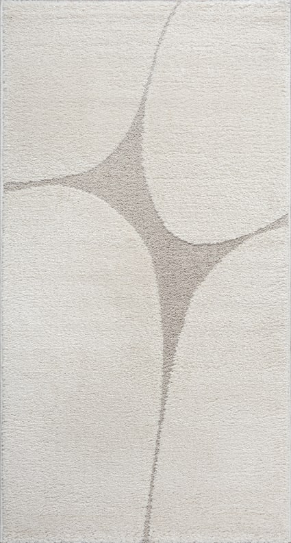 Tapis abstrait moderne salon, crème, 140 x 200 cm Elisa | Maisons du Monde