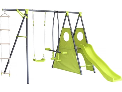 Portique en acier vert 285 x 268 x 195 cm Dany | Maisons du Monde