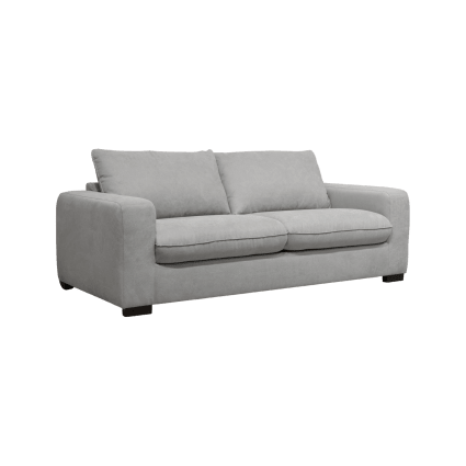 Canapé convertible en tissu 3 places gris | Maisons du Monde