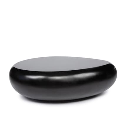 Tavolino in resina nera 110x80x35 cm Matt | Maisons du Monde