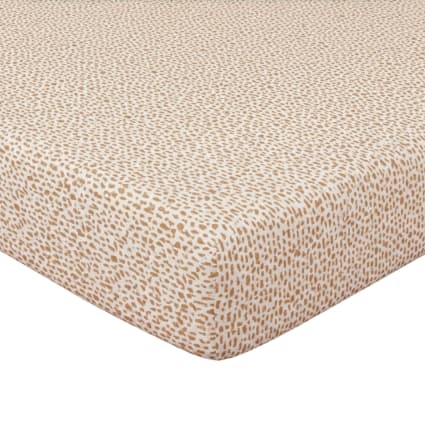 Drap-housse en coton beige 160x200x28cm Agafay | Maisons du Monde