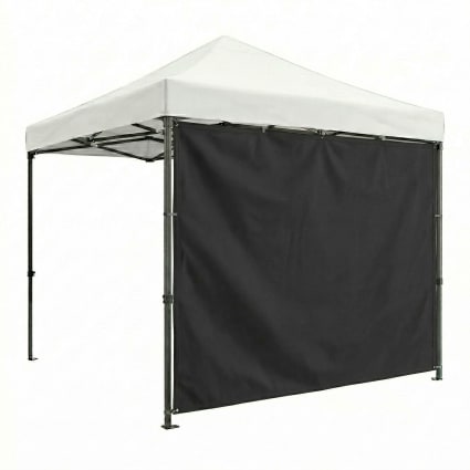 Telo Laterale Da 300X200H Cm Per Gazebo Da Giardino-Nero | Maisons du Monde