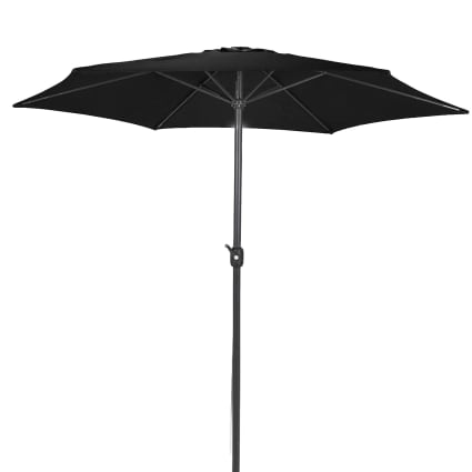 Parasol noir diamètre 300cm | Maisons du Monde