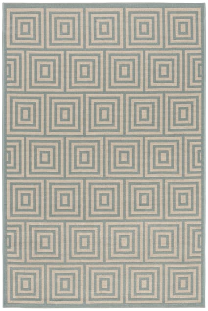 Tappeto Blu/Beige 79 X 152 cm Beachhouse | Maisons du Monde