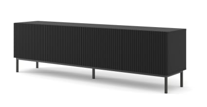 Meuble TV coloris noir 200 x 42 x 58 cm Ravenna b | Maisons du Monde
