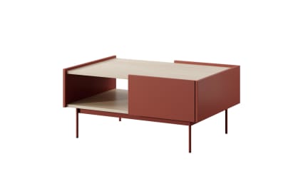 Tavolino da caffè rosso 97 x 65 x 45 cm Color | Maisons du Monde