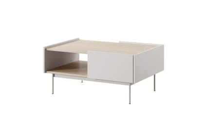 Tavolino da caffè beige 97 x 65 x 45 cm Color | Maisons du Monde
