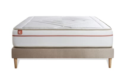 Ensemble 200x200 mémoire de forme - sommier kit Le paisible | Maisons ...