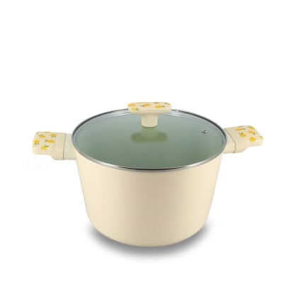 Faitout 24cm en aluminium citron - tous feux Citron | Maisons du Monde