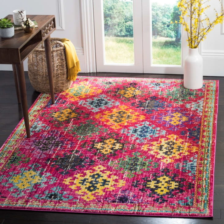 Tapis Rose 155 X 231 cm Monaco | Maisons du Monde