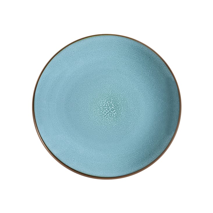 Plato de postre (x6) gres turquesa Feeling turquoise | Maisons du Monde