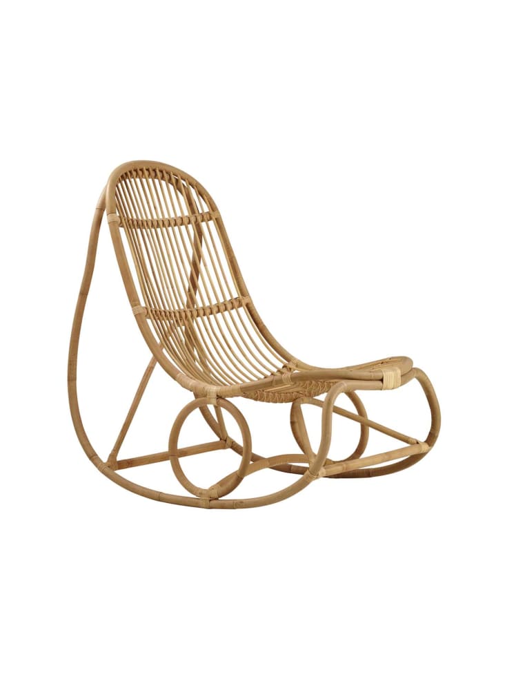 Rocking chair en rotin naturel Nany | Maisons du Monde