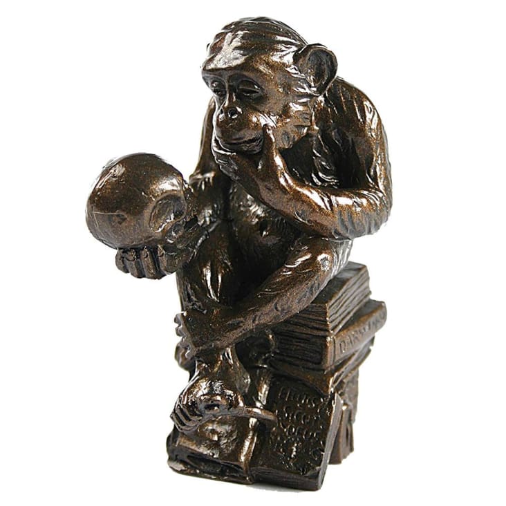 Figurine reproduction le singe savant H20cm RHEINHOLD | Maisons du Monde